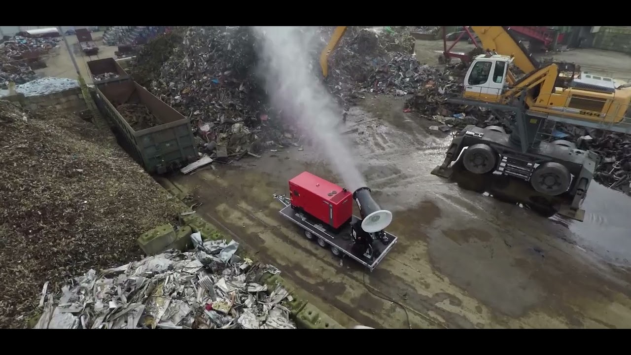 Spraystream fog cannons