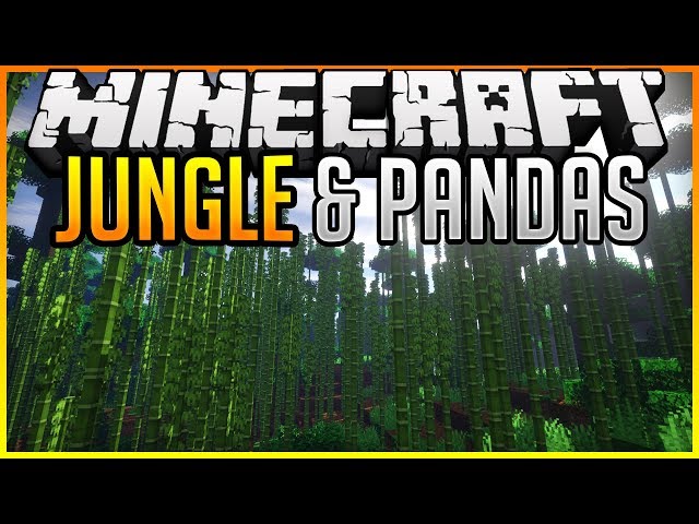 Seed: Jungle + Pandas @Spawn Minecraft Map