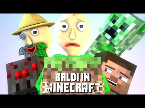 Steam Community :: Video :: [SFM] Baldi Meets Minecraft! (Original Fun ...