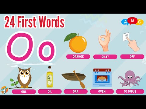 English Words Starting With The Letter O | Learning English | ABC | Vocabulary