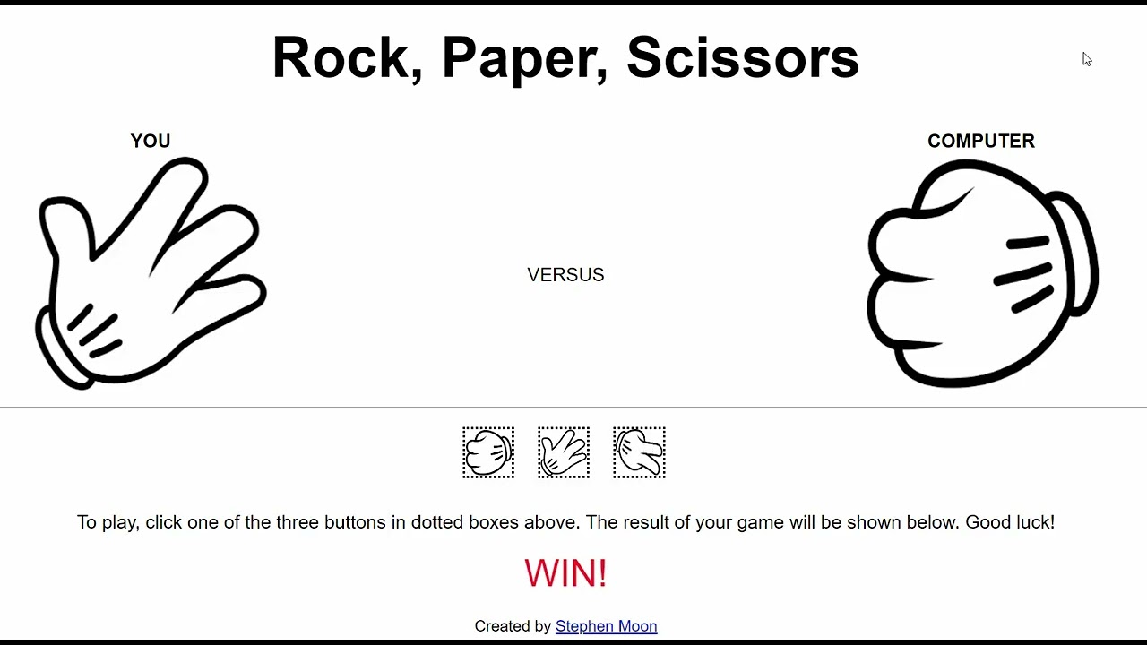 Rock Paper Scissors Demo