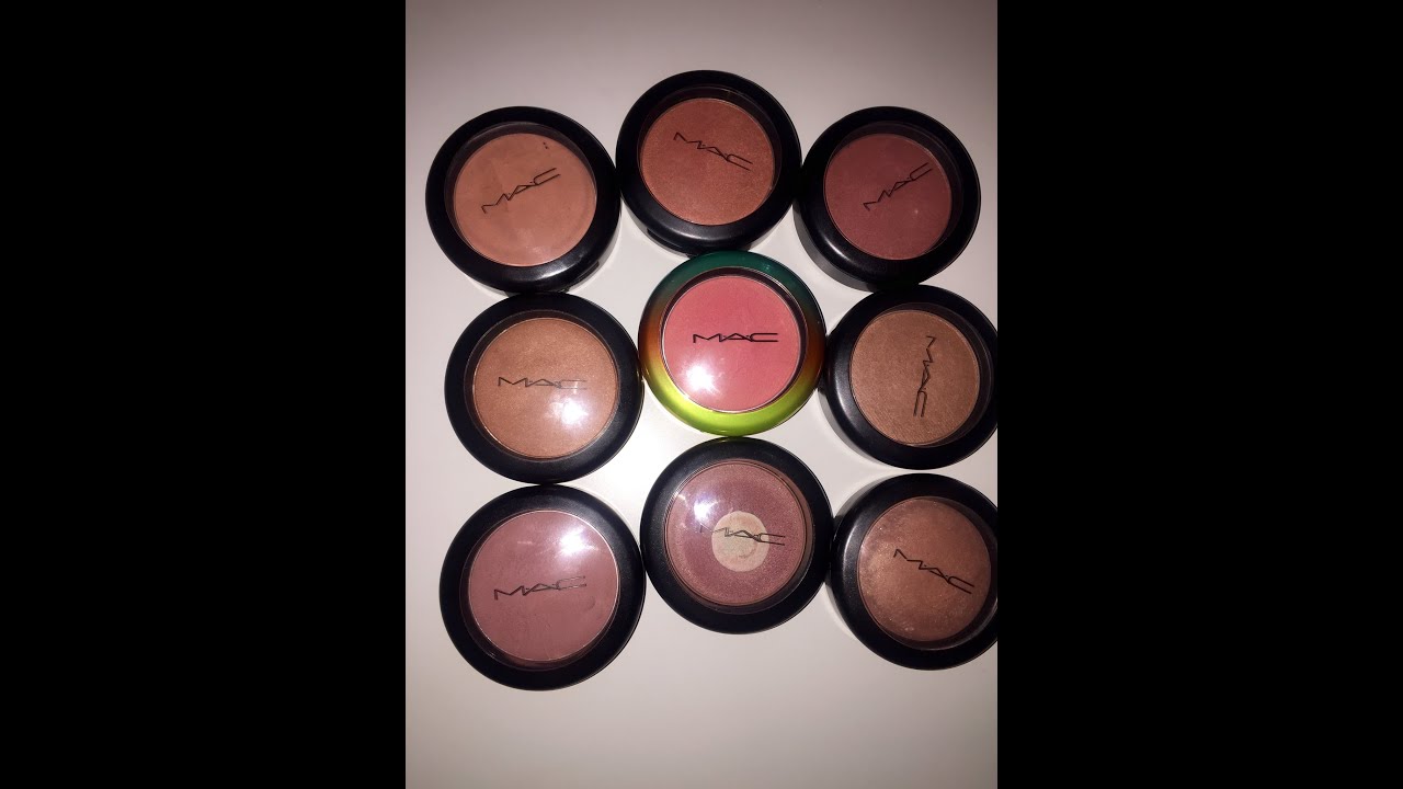 MY MAC BLUSH COLLECTION!