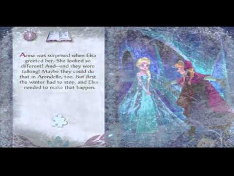 Disney's frozen story book reading full