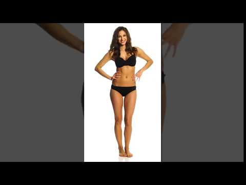 Eidon Solid Piper Underwire D/DD Cup Bra Top | SwimOutlet.com