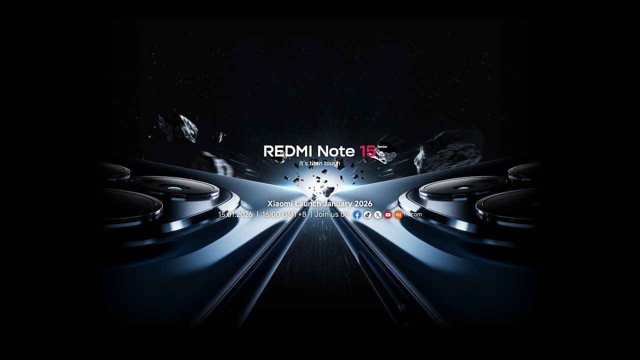 REDMI Note 15 Series | Xiaomi Launch January 2026