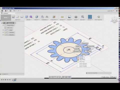 Fusion 360: Spur Gear – Drafting, Modeling and 3D Printing with Lydia ...