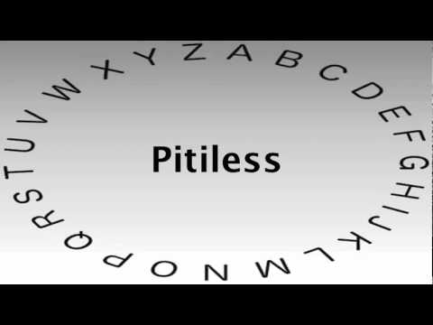 SAT Vocabulary Words and Definitions — Pitiless
