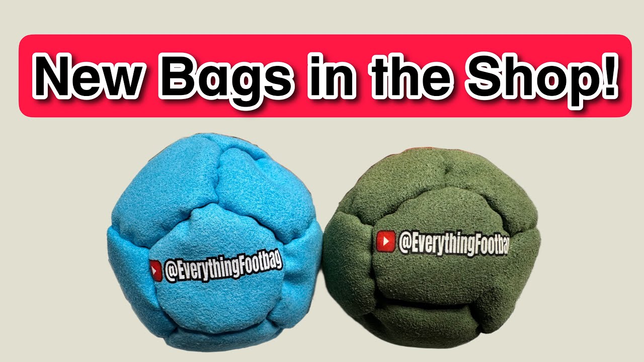 New Footbags in the shop. Lower cost option. #hackysack