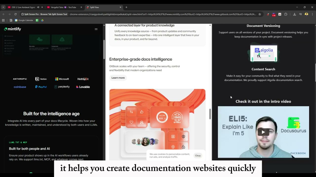 Mintlify VS Gitbook VS Docusaurus (I Tested Them All)