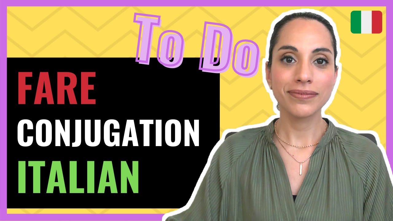[Italian Verbs] Learn 3 BASIC Tenses for verb FARE | Italian Verb Conjugation for TO DO/ TO MAKE