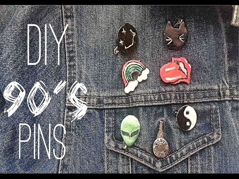 DIY 90'S PINS | TUMBLR INSPIRED