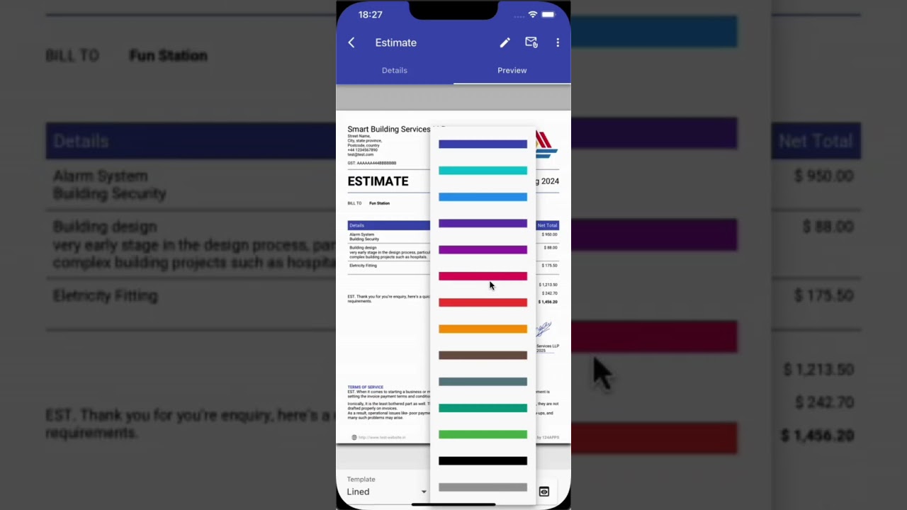 Free Easy Invoice Maker App