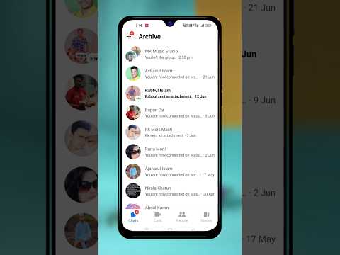 Messenger Archived Chat ko kaise Dekhein 😱 How to check Archived Chat on Messenger #shorts