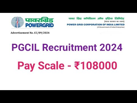 PGCIL Recruitment 2024 | Total Vacancies 70 || pay 108000