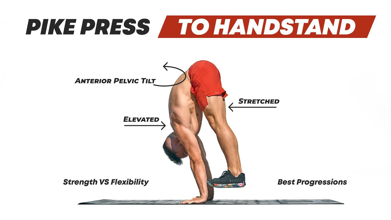 How to Pike Press to Handstand | Best Tutorial - Best Progressions