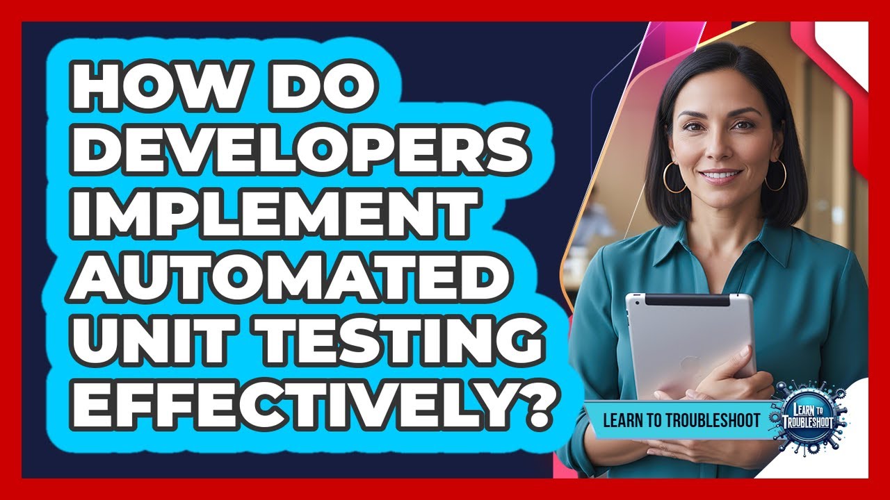 How Do Developers Implement Automated Unit Testing Effectively?