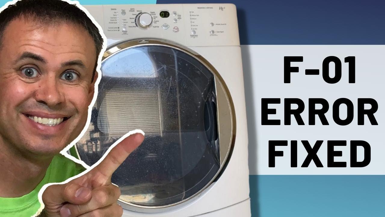 How to Fix Dryer F01 Error Code: Step by Step