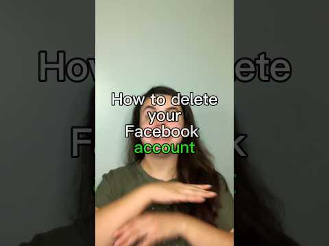 How To Delete your Facebook Account