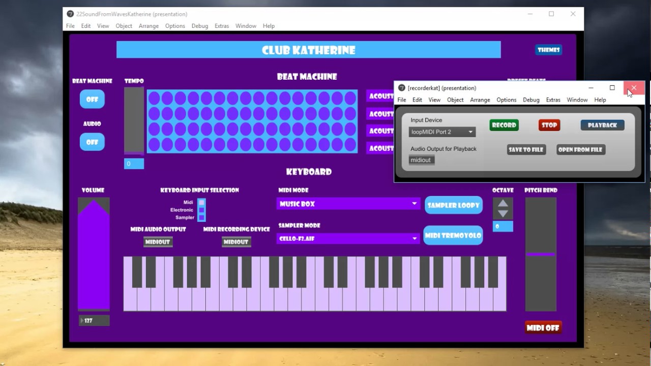 Katherine's Max 7 Multi Modal Music Machine