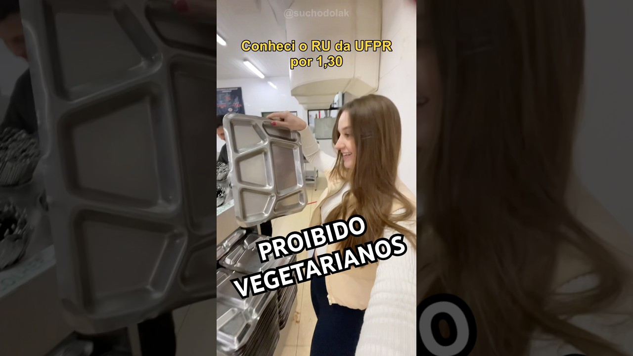 I HAD LUNCH AT THE FEDERAL STATION OF PARANÁ! Was it worth it? 😱 #tray #universityrestaurant #ufpr