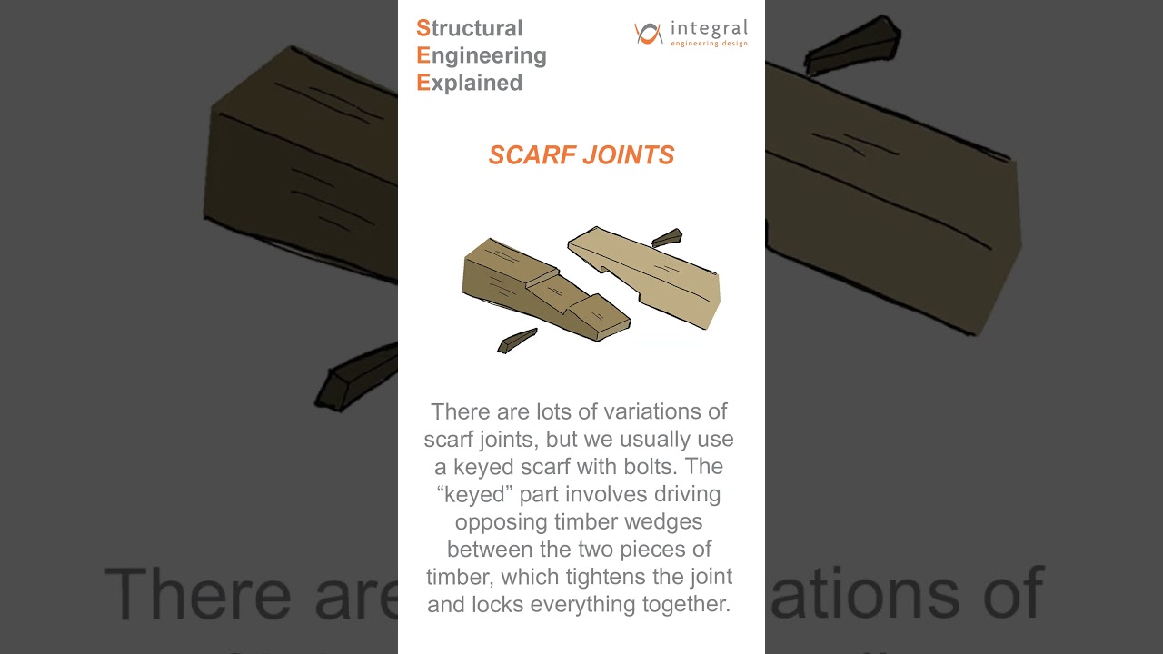 Structural Engineering Explained 09:  Scarf Joints