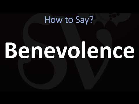 How to Pronounce Benevolence? (CORRECTLY)
