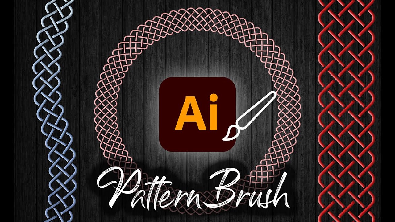Pattern Brush geometric design boarder  #adobeillustratortutorials #art #patterndesign