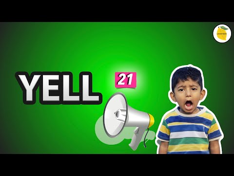 Yell Meaning | Synonym | Antonym | Examples | Daily vocabulary for competitive exams | #21