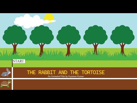 The Rabbit and The Tortoise 🐢🐇 | Moral Story for Kids | AK Animations