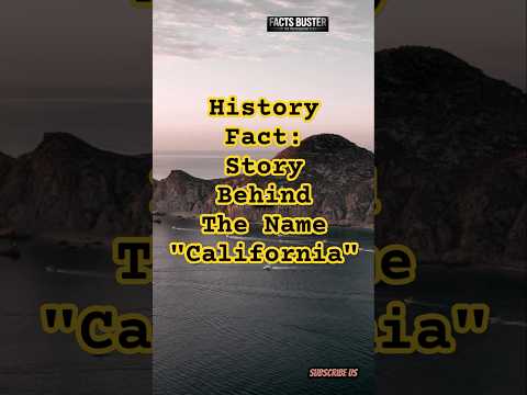 How California Got Its Name #facts #history #california #america #ushistory #story #world #ai #name
