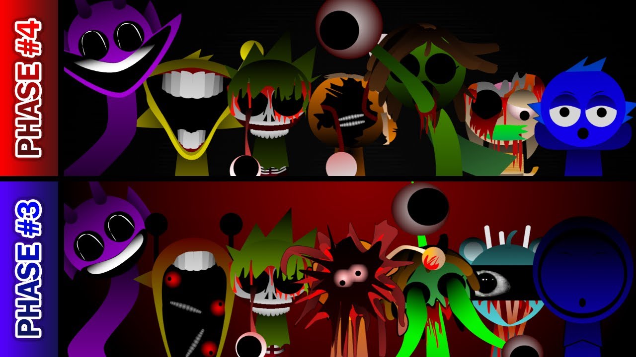 Incredibox Sprunki Mix : Phase 3 VS Phase 4 Horror Version