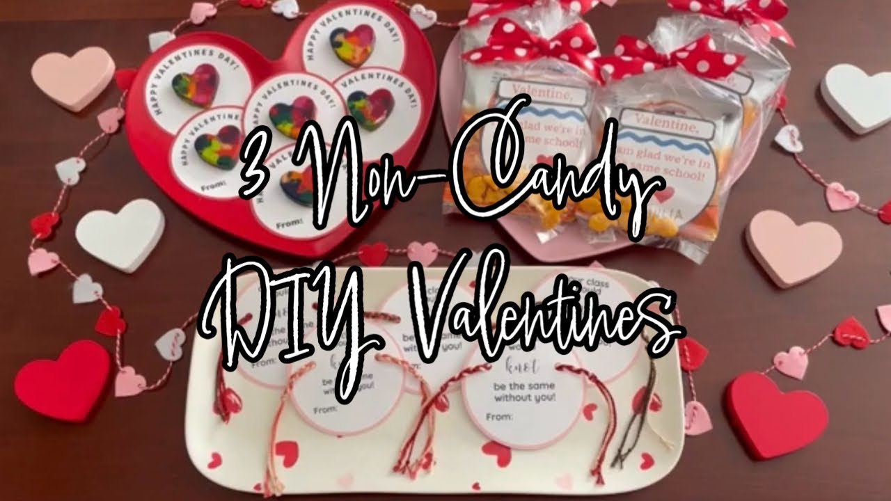 3 Non Candy DIY Class ❤️ Valentines | Printable Templates Included | #valentinesday #crafts #cards