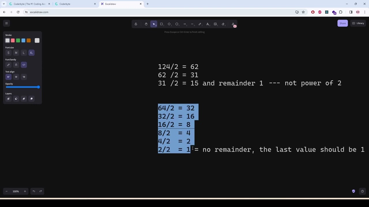 Coderbyte | Powers of Two | Easy | Solution with JavaScript