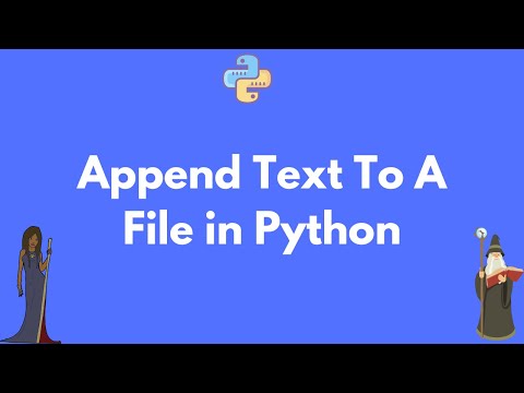 How to append text to a file in Python