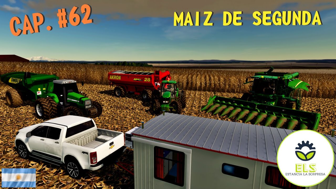 FS19 ARGENTINA-//NEW TRACTOR//HARVESTING SECOND-CROP CORN//MULTIPLAYER//REAL LIFE SERIES//--CHAPT...