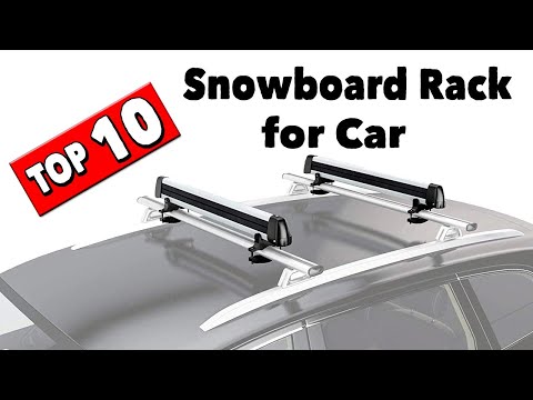 Best Snowboard Rack For Car Without Roof Rack | Top 10 Ski Racks for Cars without Crossbars