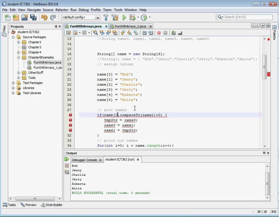 Java Programming: Intro to Arrays part 2