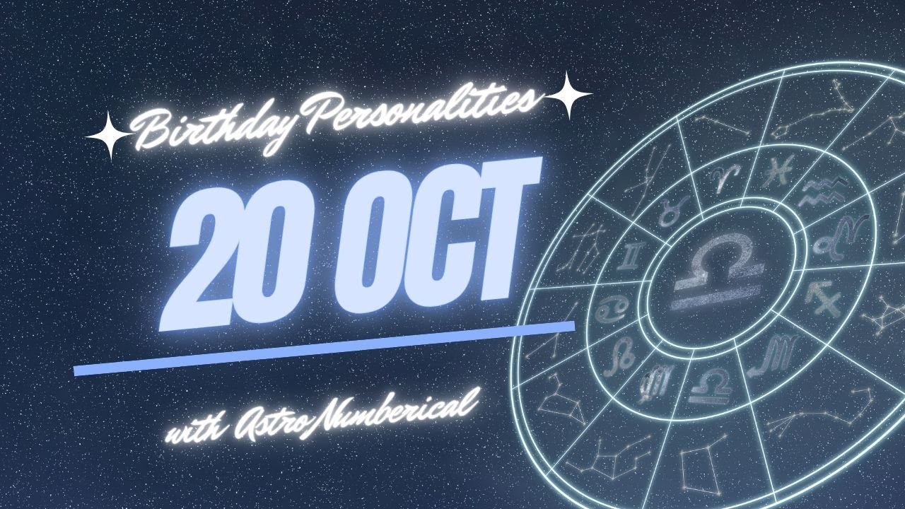20 October Zodiac Horoscope: Birthday Personality & Traits Revealed