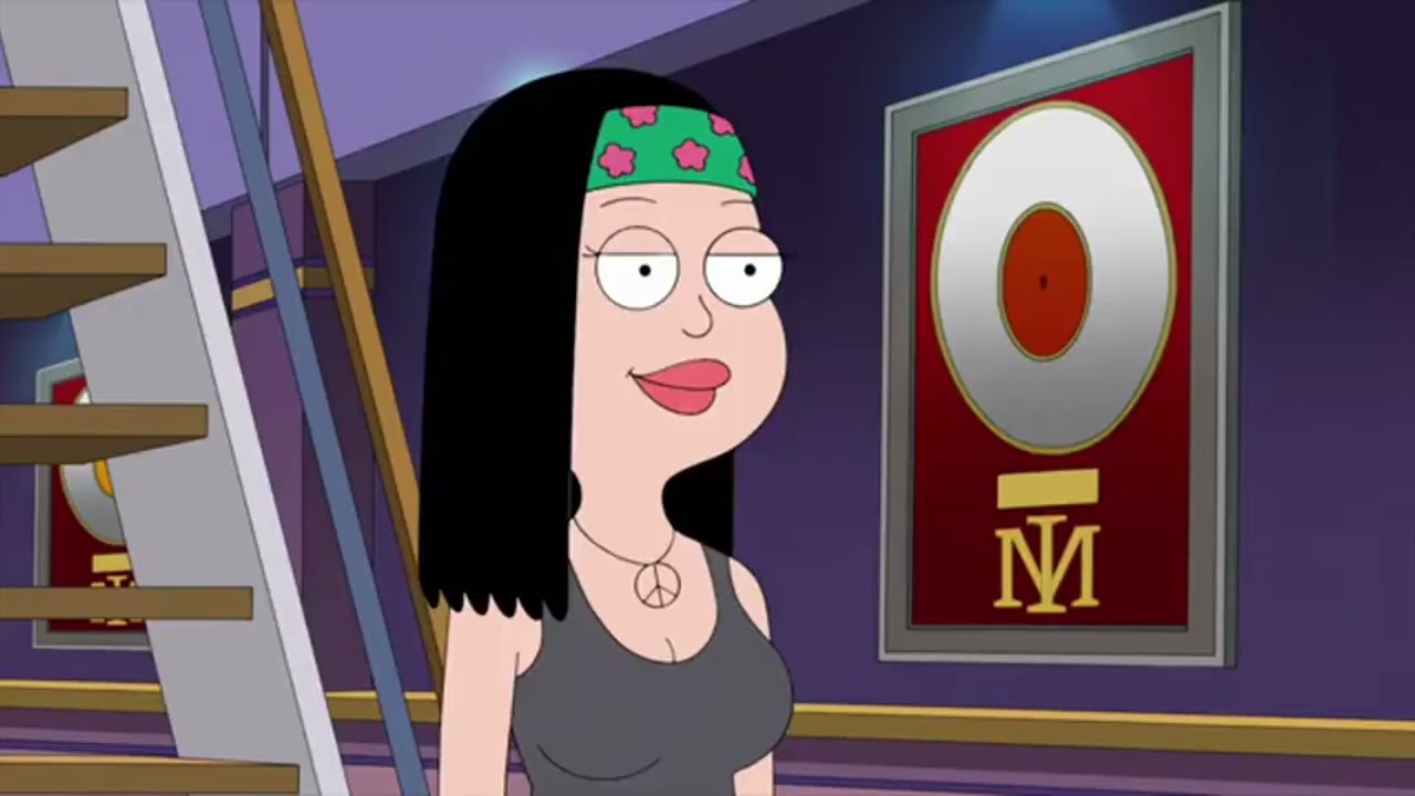American dad Francine wears Hayley's clothes 
