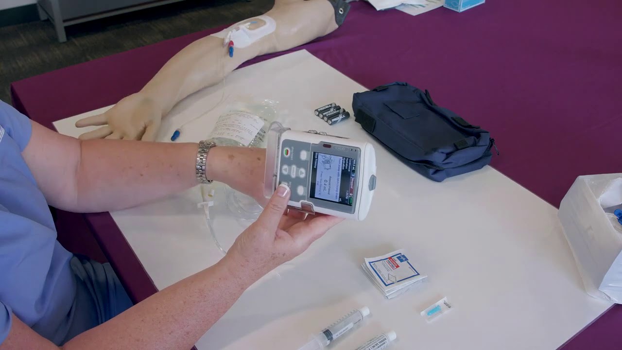 Administering Your Medication at Home via CADD Solis Pump