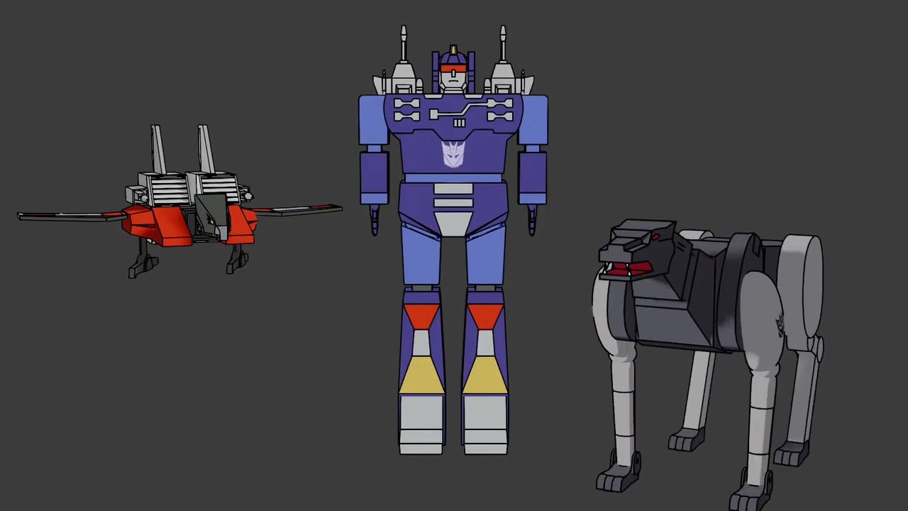 Cassettes, transform! | Blender animation test
