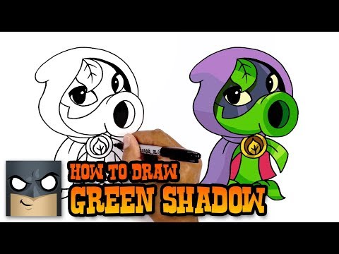 How to Draw Green Shadow | PvZ | Awesome Step-by-Step Tutorial | Dawn ...