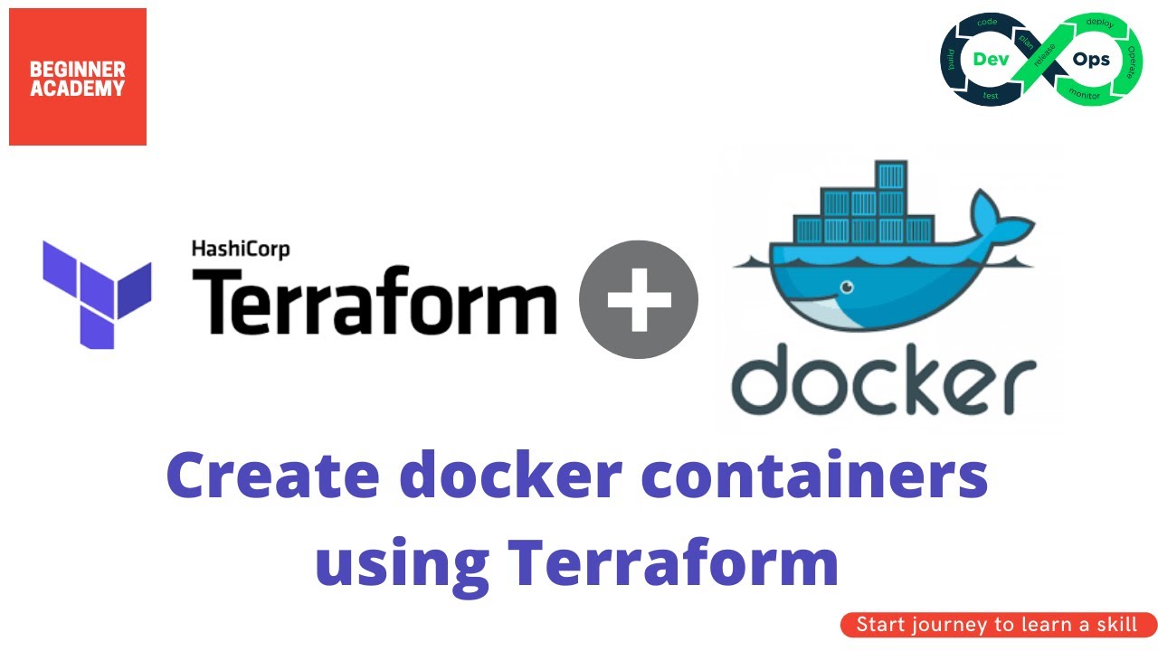 Terraform Tutorial For Beginners to create docker container | docker container with terraform