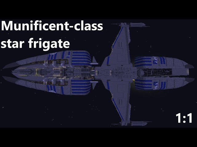 STAR WARS | Munificent-class star frigate | MAP (1:1) Minecraft Map