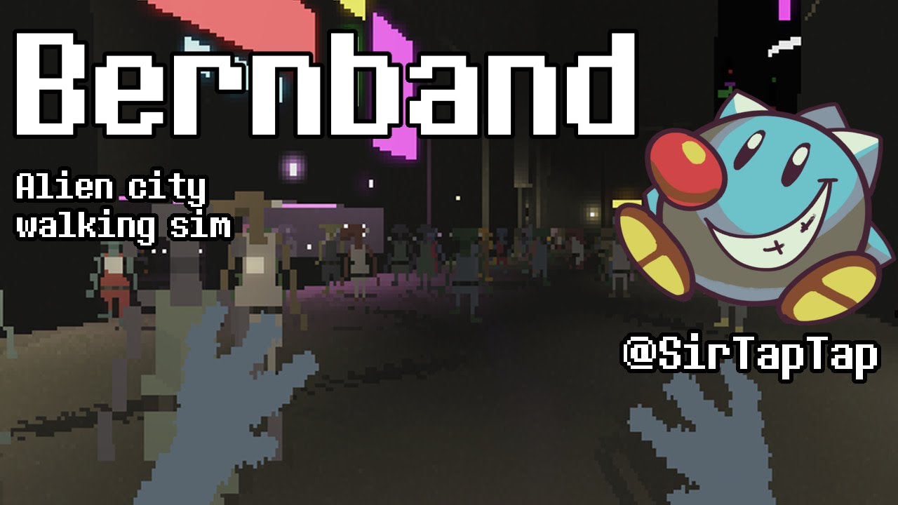 Let's Play Bernband: Explore an alien pixel city