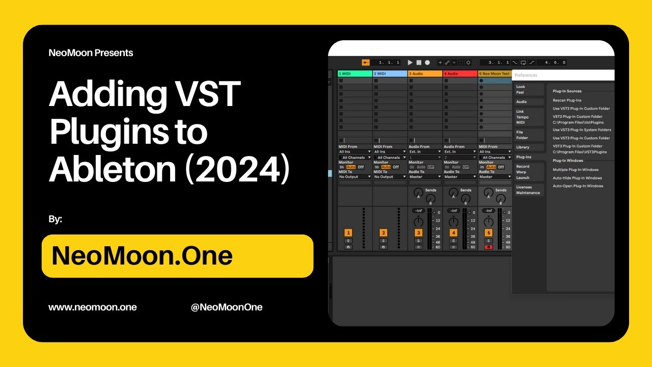 Adding VST Plugins to Ableton Live (2024) - VST2 & VST3 Plugins