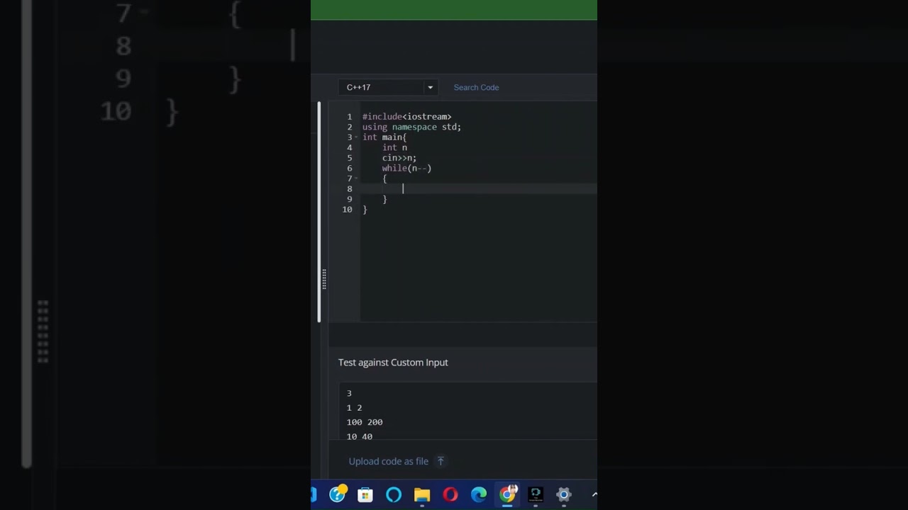 Codechef Solutions#competitiveprogramming #coding #basicprogramming #competitivecoding