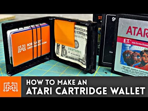 How To Turn an Atari Game Cartridge Into a Wallet