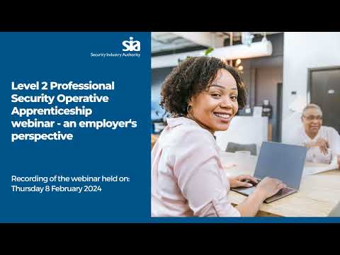 Professional Security Operative Apprenticeship – Security Industry ...