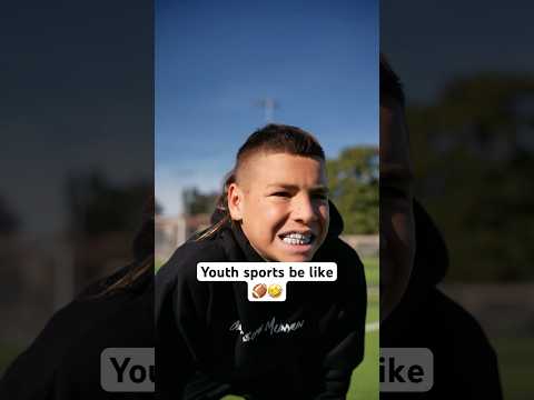 Youth Sports be like‼️???? #footballshorts #americanfootball #youthfootball